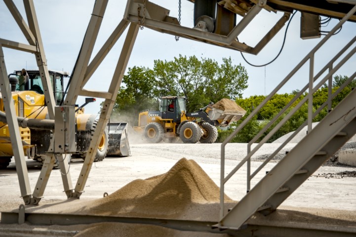 Crushed Aggregates Including Sand and Gravel